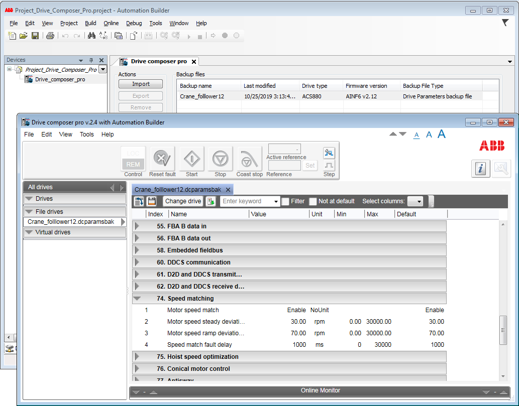 Drive composer pro integration