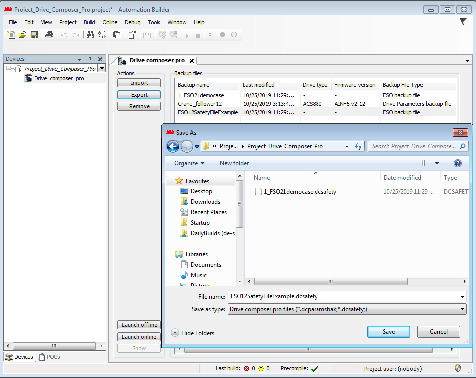 Drive composer pro integration