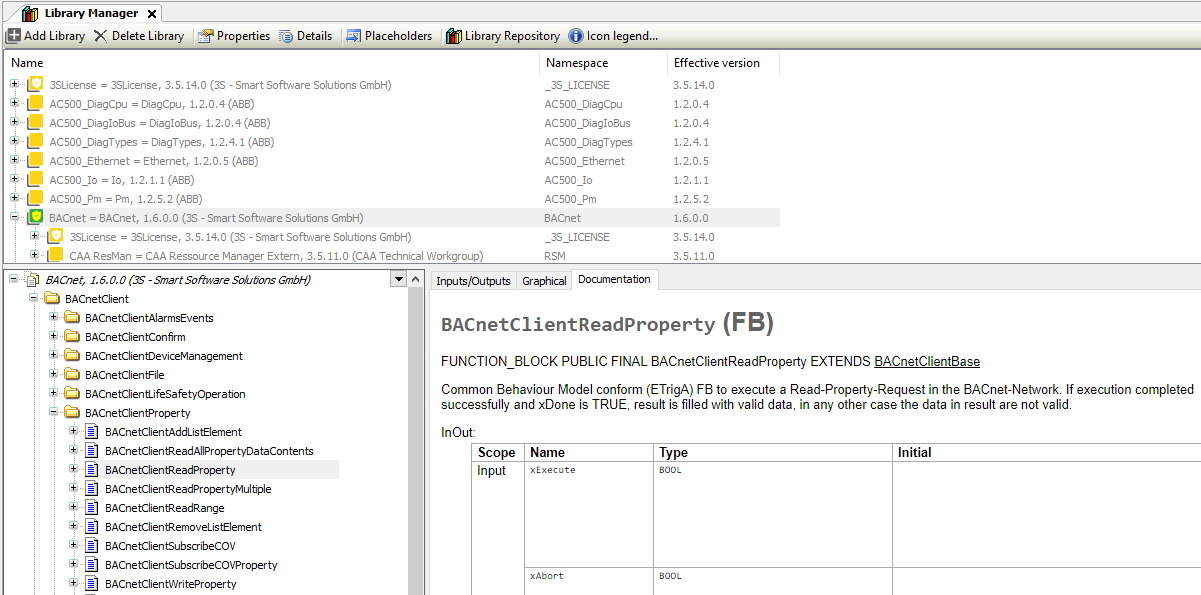 Adding BACnet client functionality