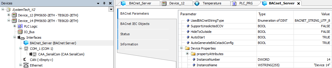 Adding BACnet client functionality