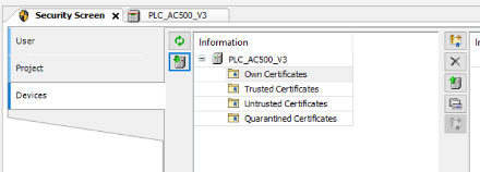 Certificates factory default - no encryption